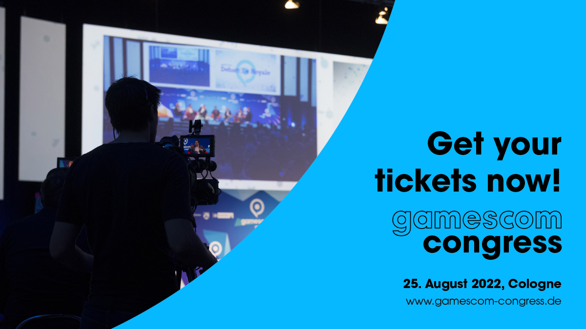 Jetzt noch Tickets sichern: Endspurt zum gamescom congress 2022