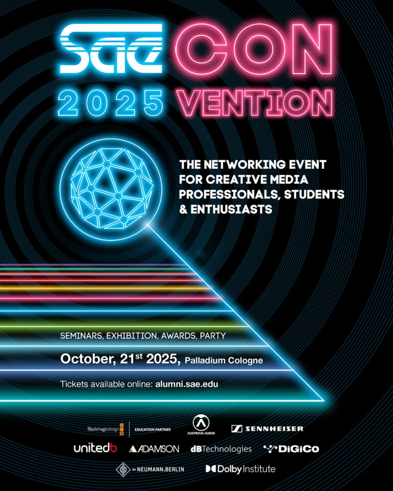 SAE Convention am 21. Oktober 2025 erwartet über 1.000 Kreative
